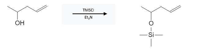 Alcohol Reactions: Alcohol Protection using TMSCl